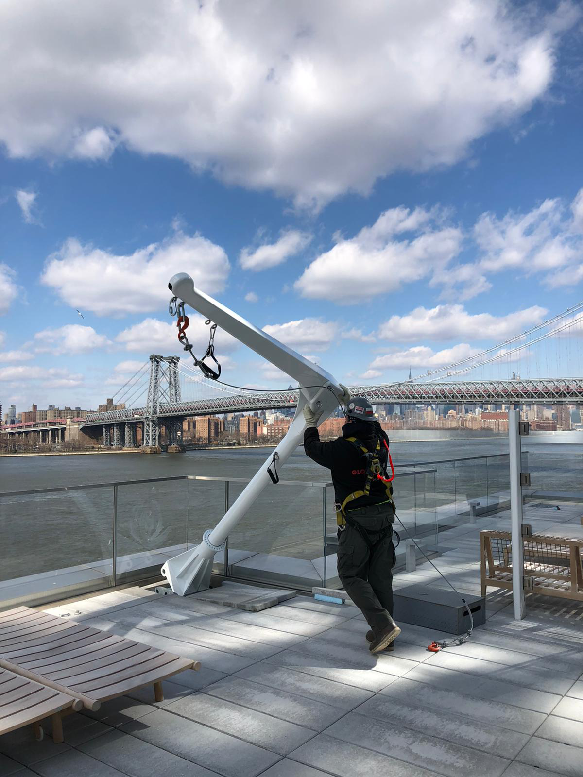 CARBON FIBER SUPER LIGHT WEGHT DAVITS — GLOBAL BMU