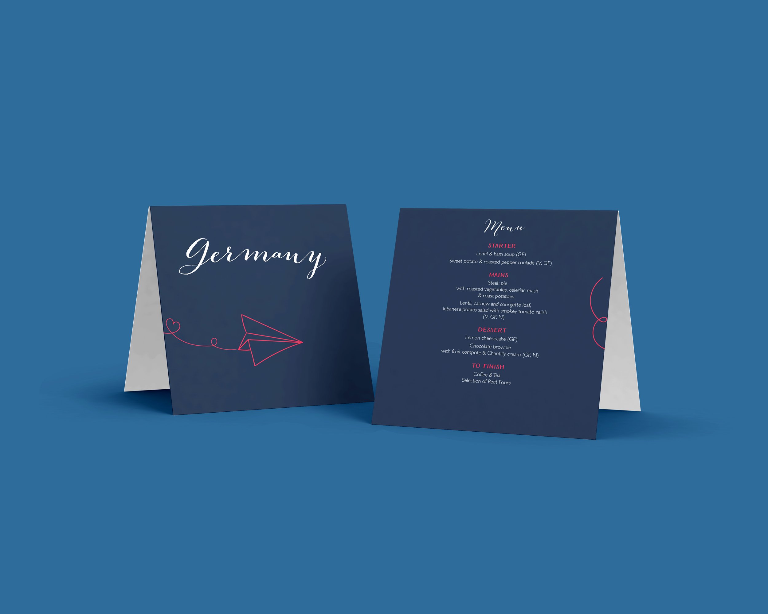 Paper Plane World Map Wedding Table Plan — Origami Fox