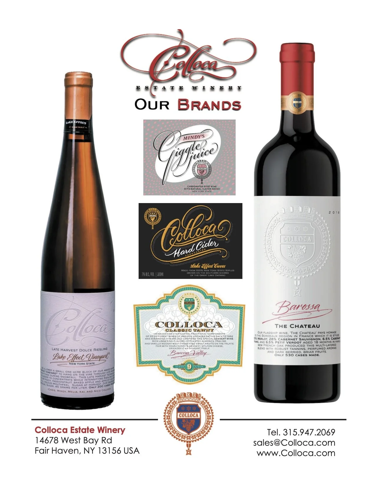 Brands — Colloca Estate Winery
