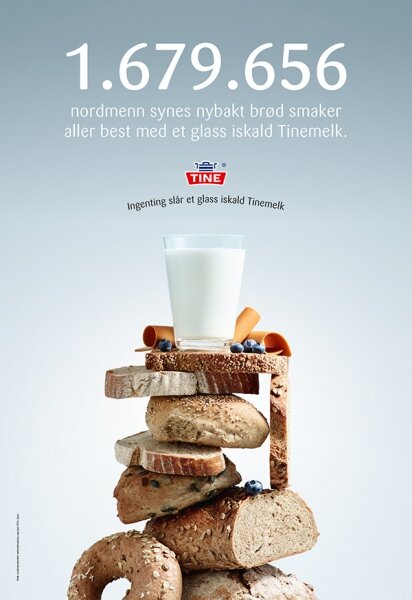 TINE MELK — SPORENSTREK