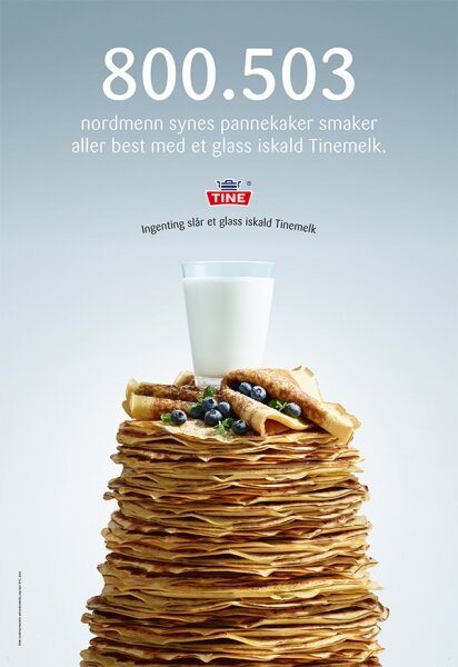 TINE MELK — SPORENSTREK