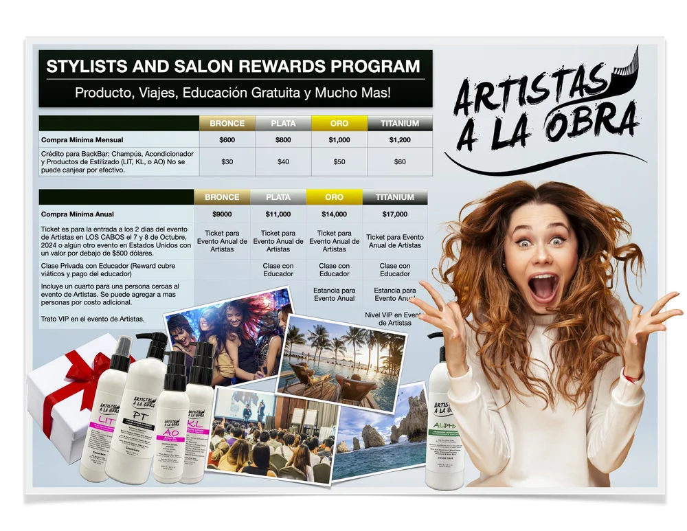 PRO REWARDS PROGRAM — Artistas A la Obra