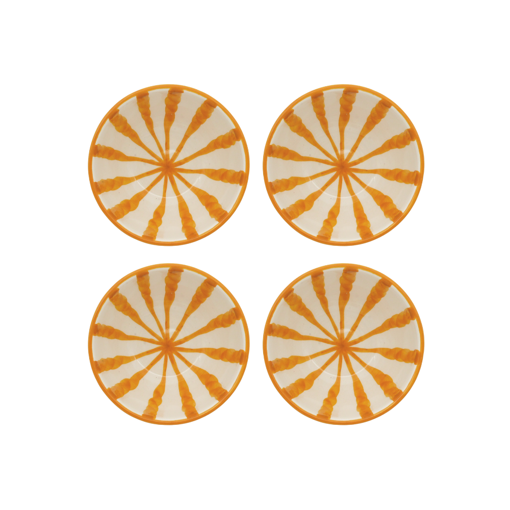 Colourful Pasta Bowl Set | Handmade Ceramic Wave Design | Interiors ...