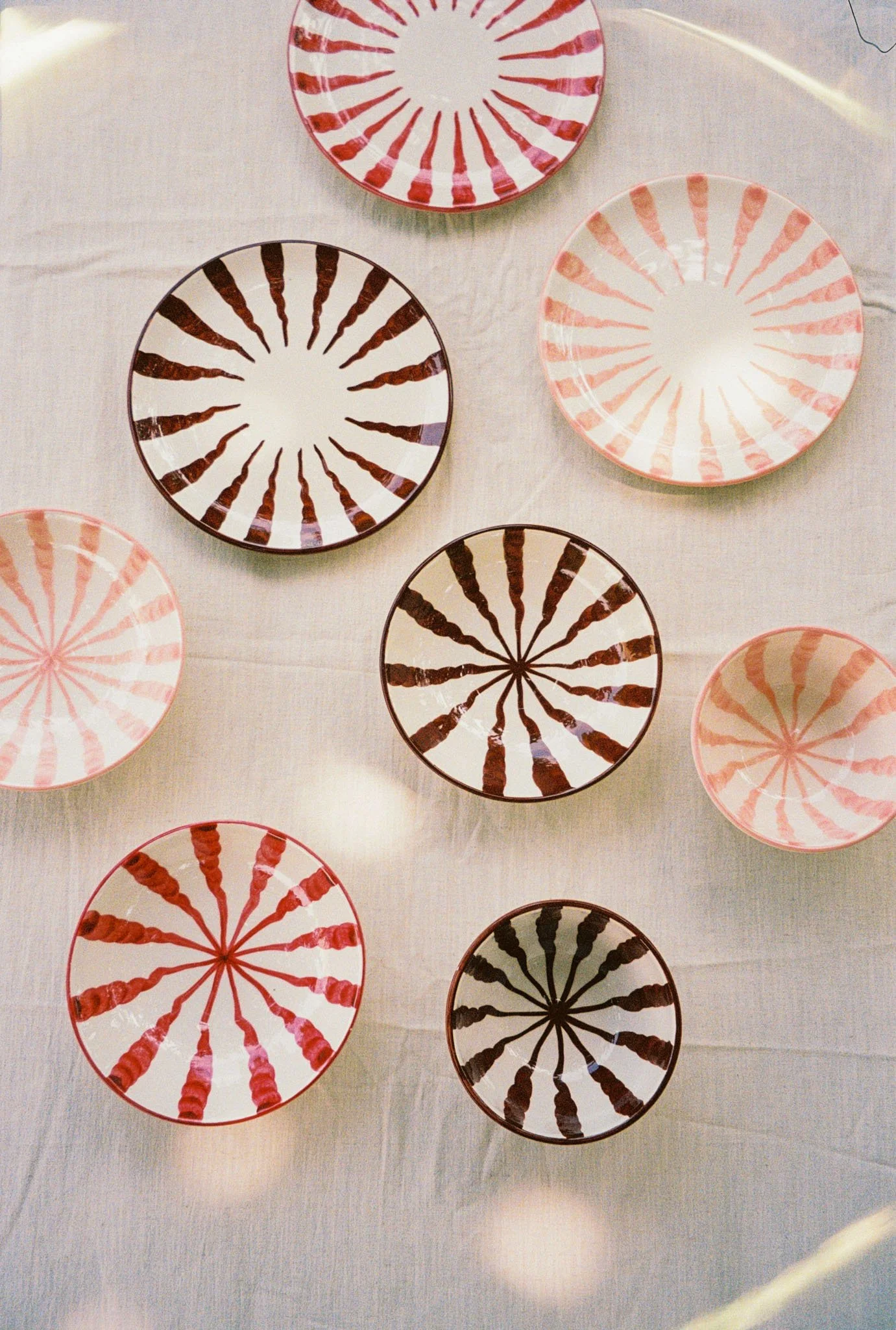 Yellow Dinner Plates | Handmade Ceramic Wave Sunglow | Interiors ...
