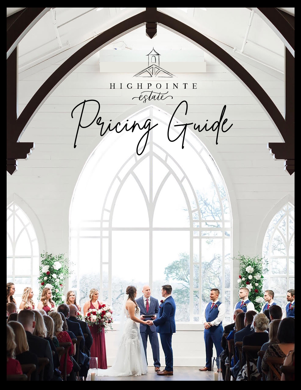 Pricing Guide for Weddings & Events | HighPointe Estate
