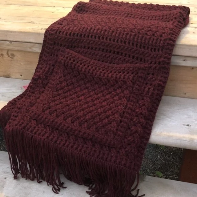 Ashley Pocket Shawl — Ravin Sekai Designs