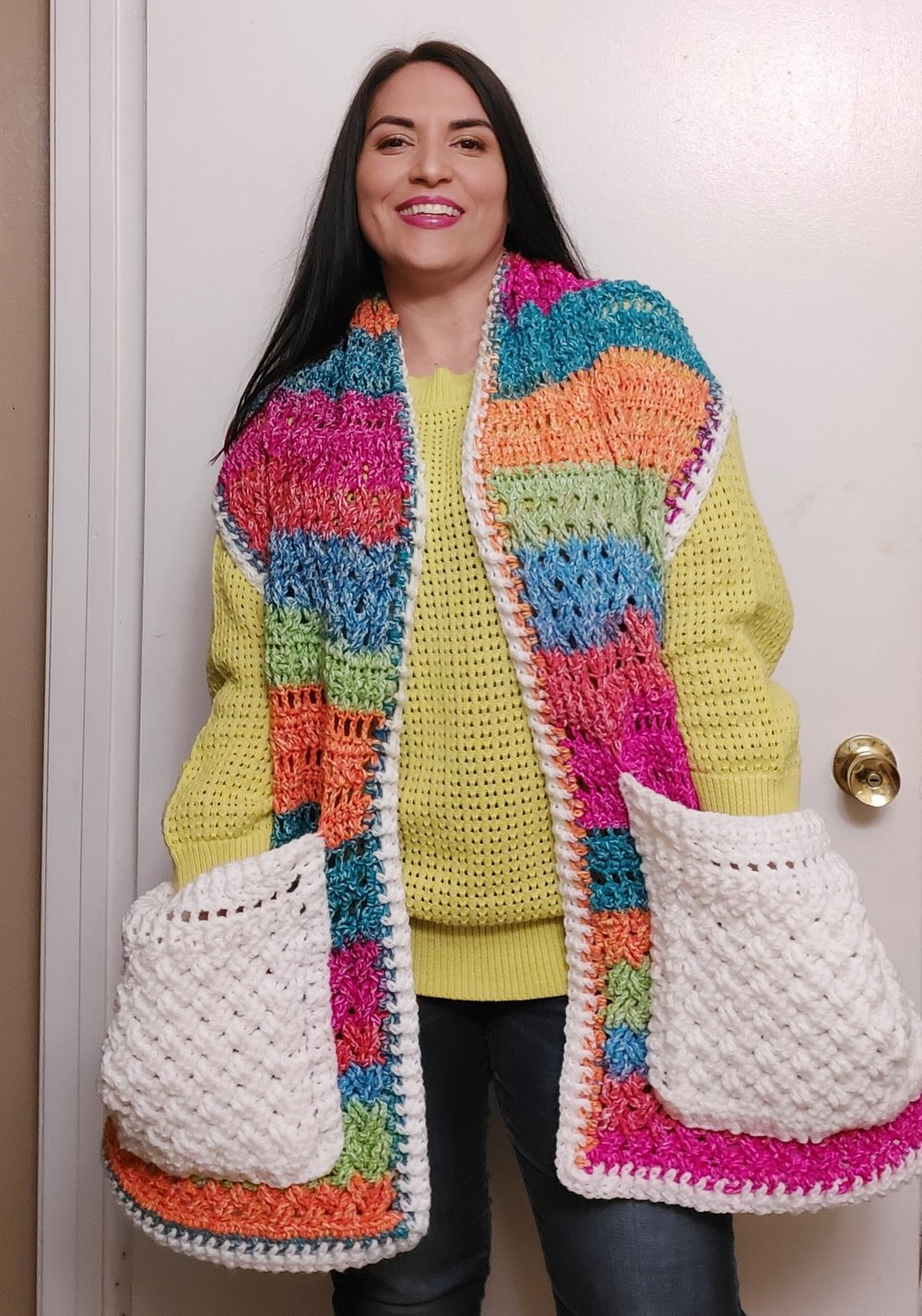 Ashley Pocket Shawl — Ravin Sekai Designs