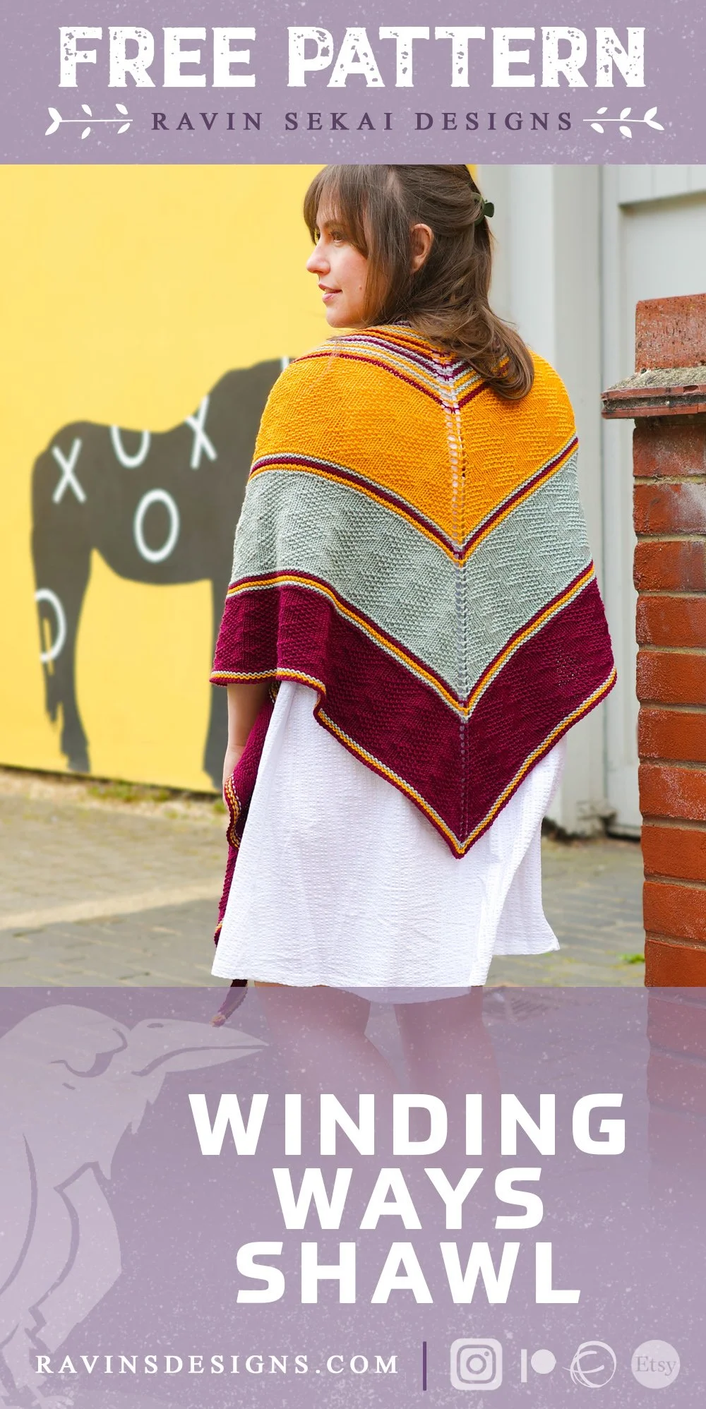 Winding Ways Shawl — Ravin Sekai Designs