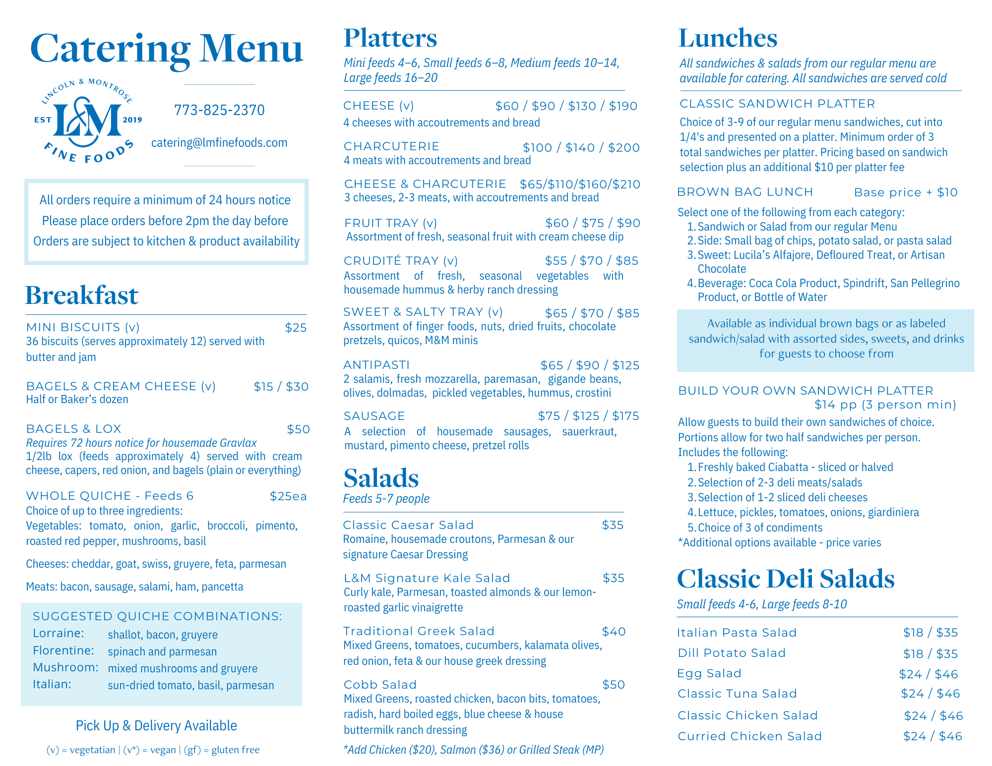Catering — L&M Fine Foods