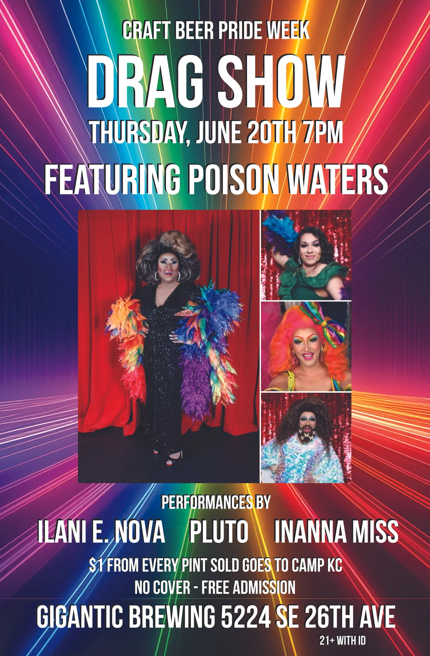 Drag Show Featuring Poison Waters — Portland Beer Week