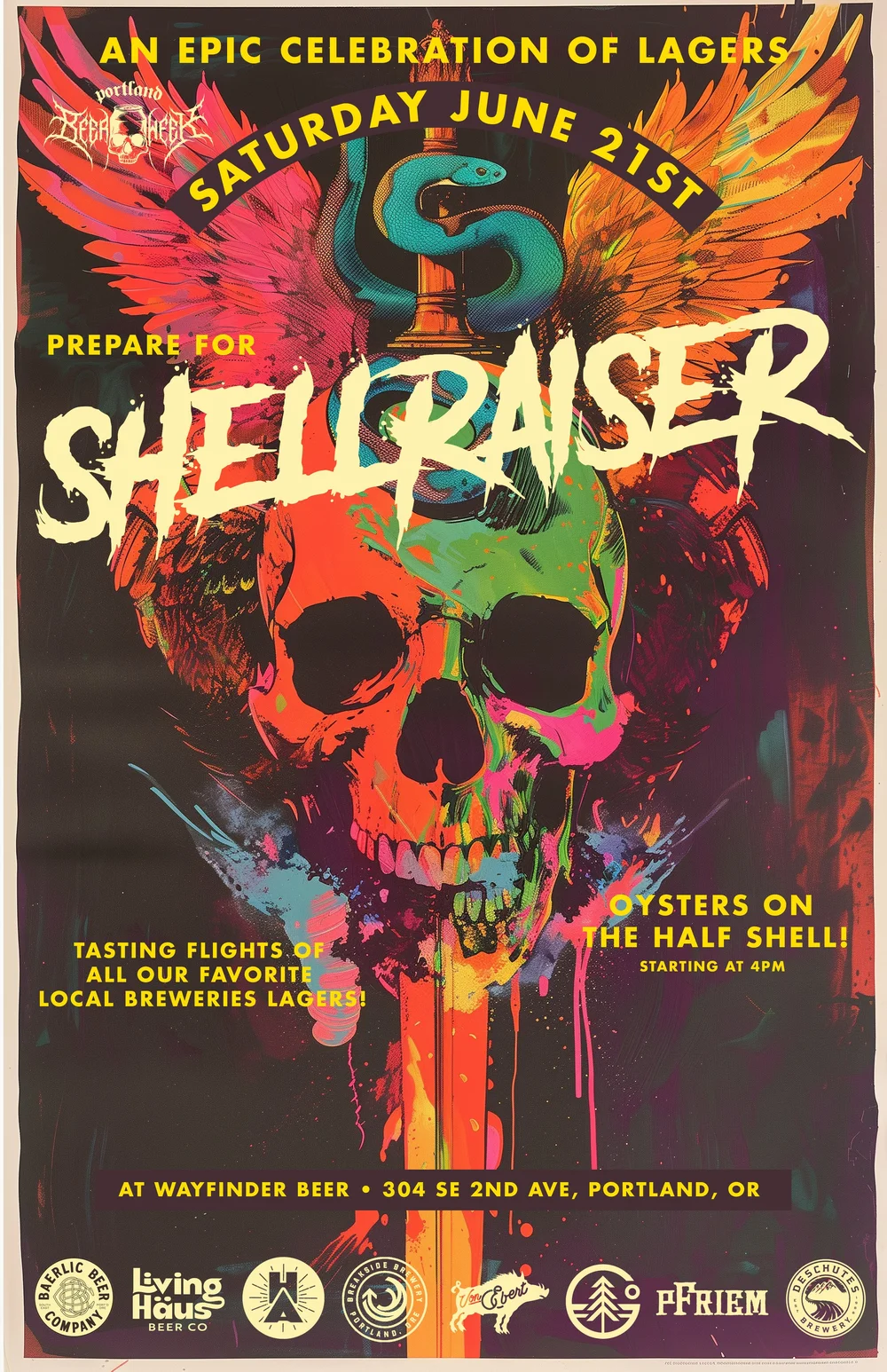 SHELLRAISER: Crackin Lagers & Shuckin Oysters — Portland Beer Week