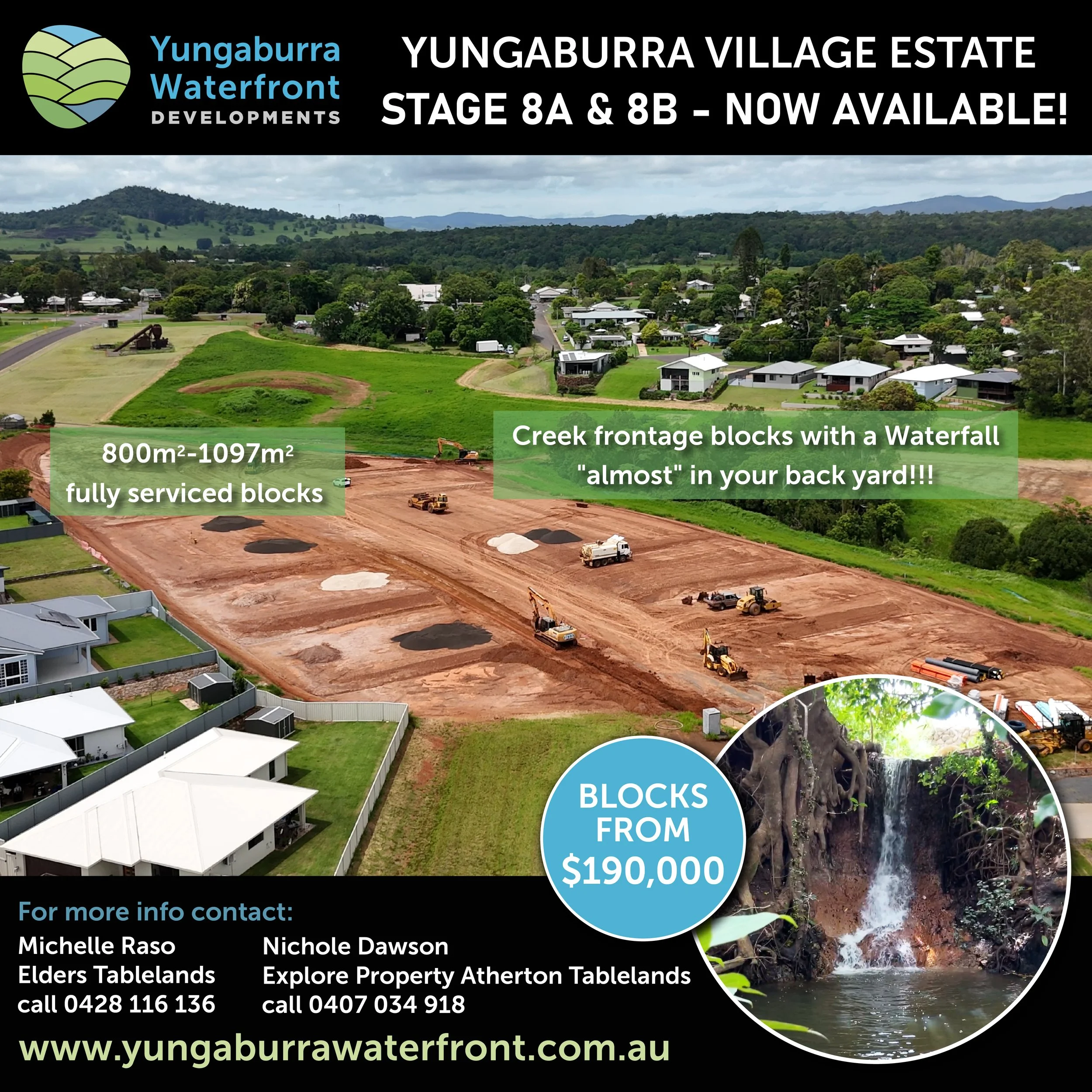 AVAILABLE NOW — Yungaburra Waterfront Developments