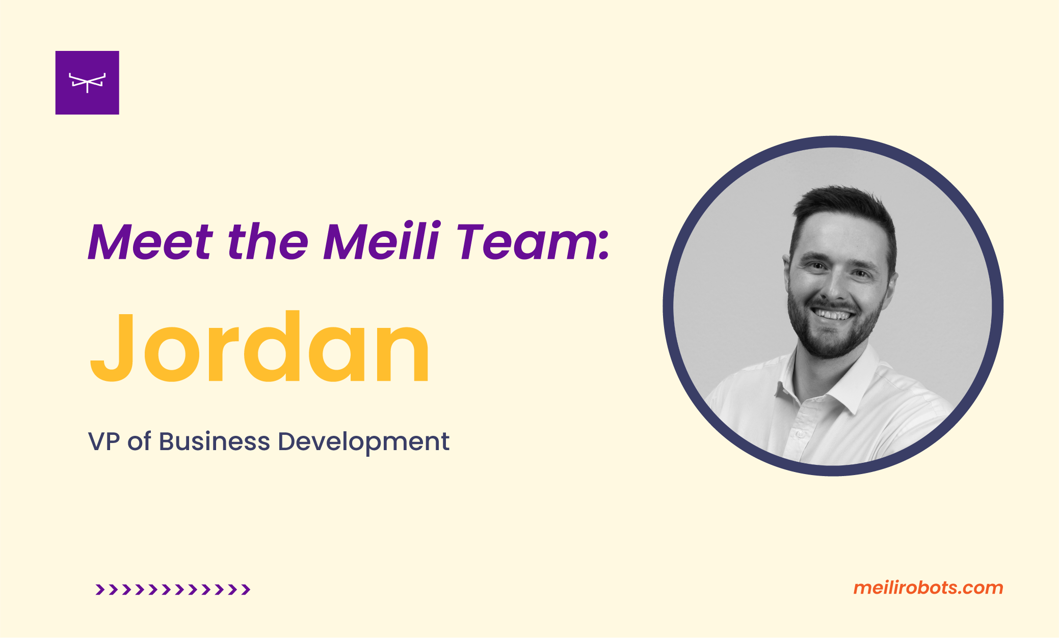 Meet the Meili Team: Jordan | Meili Robots