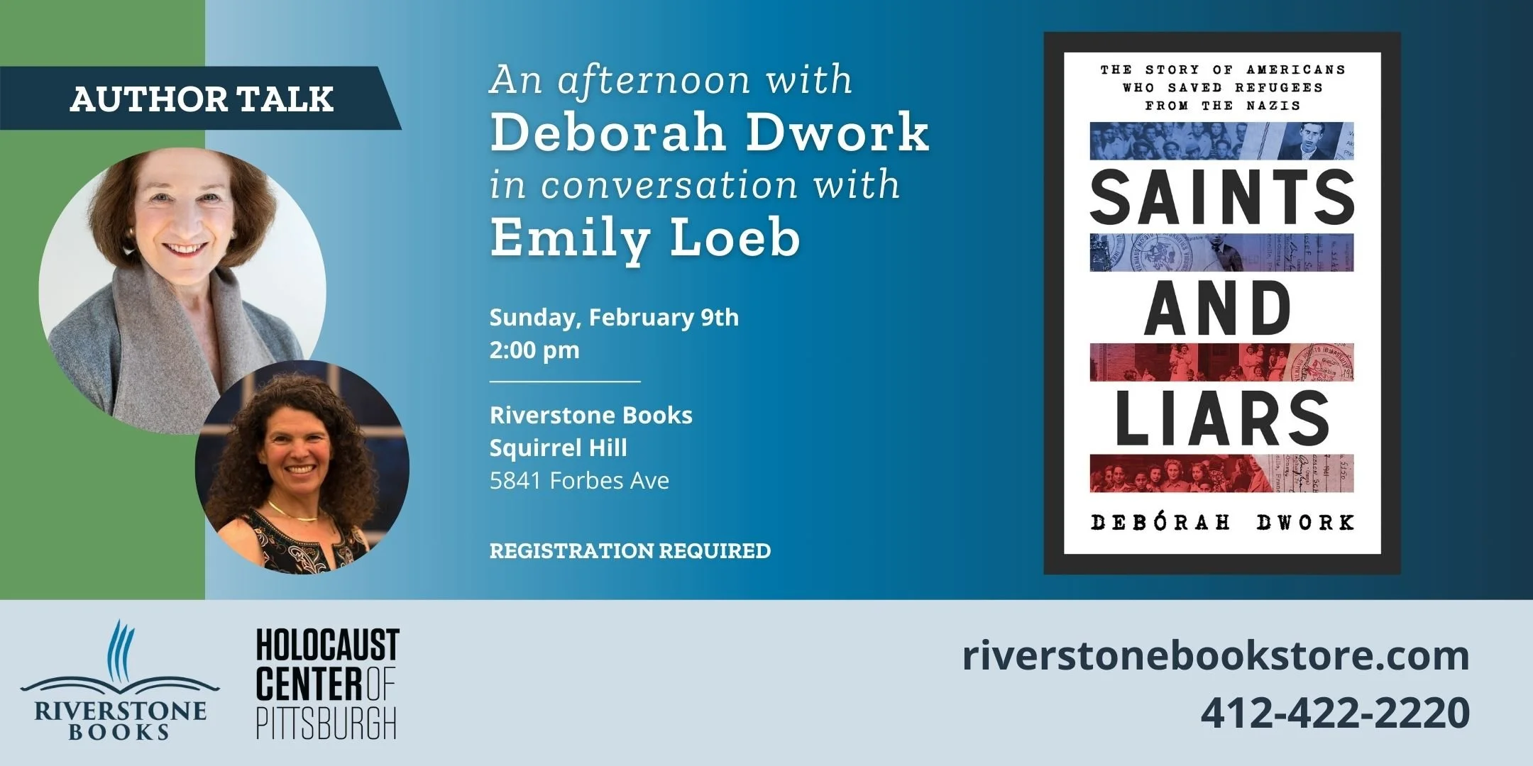 An Afternoon with Author Deborah Dwork in Conversation with Emily Loeb ...