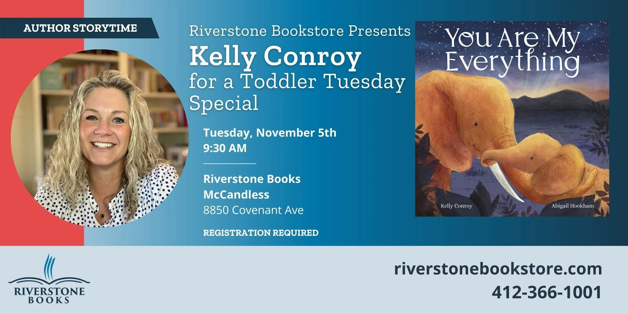 Author Special Toddler Tuesday with Kelly Conroy - McCandless ...