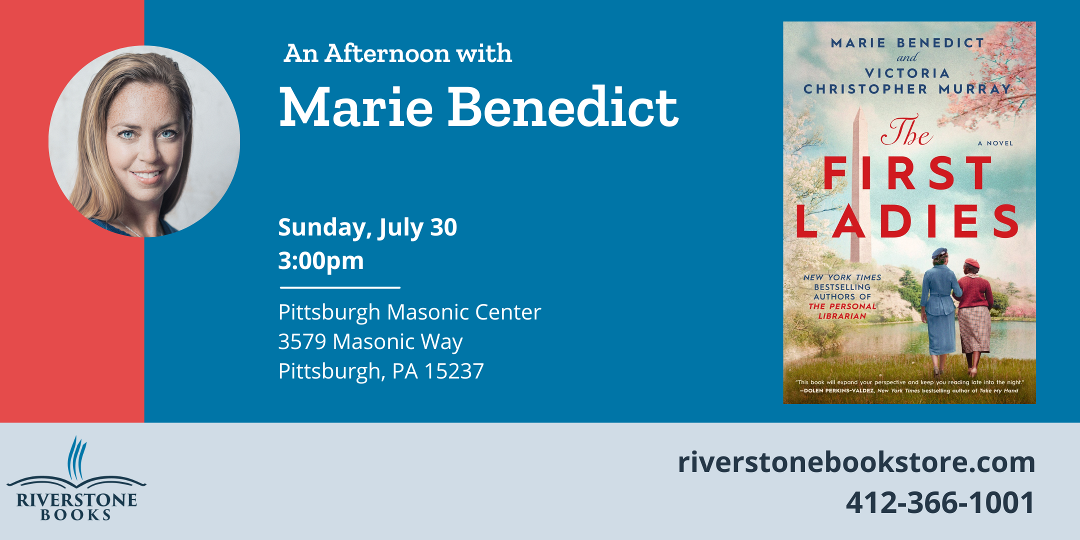 Marie Benedict — Riverstone Books