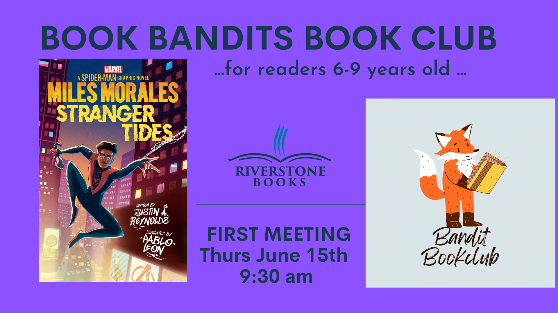 NEW Riverstone Bookclub - Book Bandits — Riverstone Books