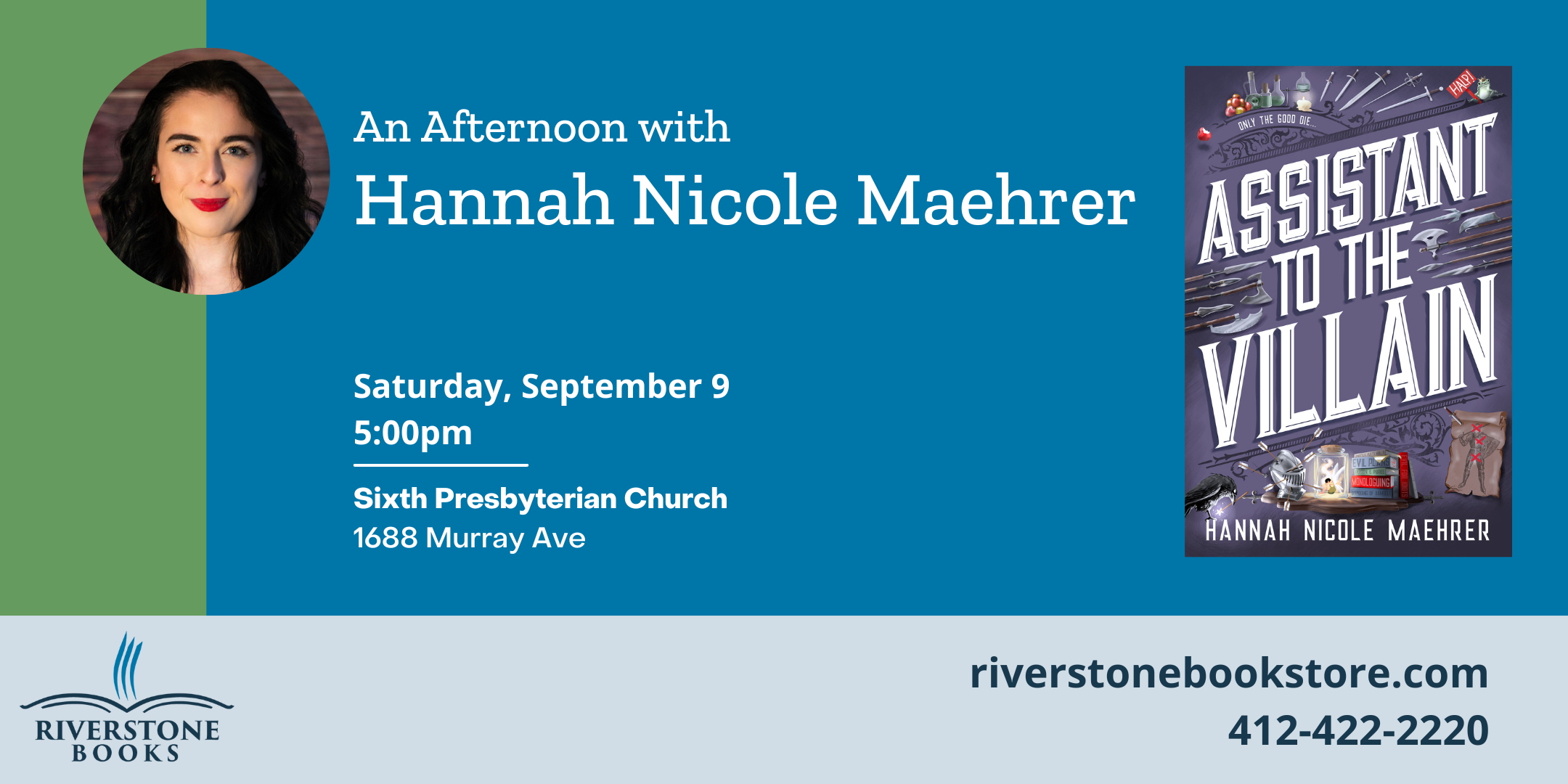 Hannah Nicole Maehrer — Riverstone Books