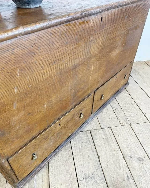 Georgian Antique Scumble Painted Mule Chest — Vintage Boathouse