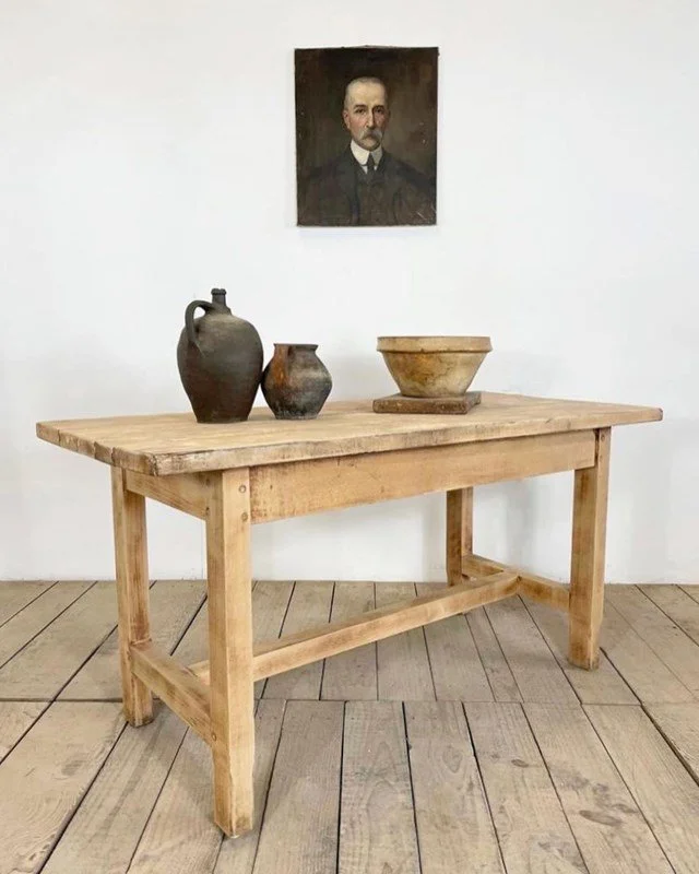 Vintage French Refectory Kitchen Dining Table — Vintage Boathouse