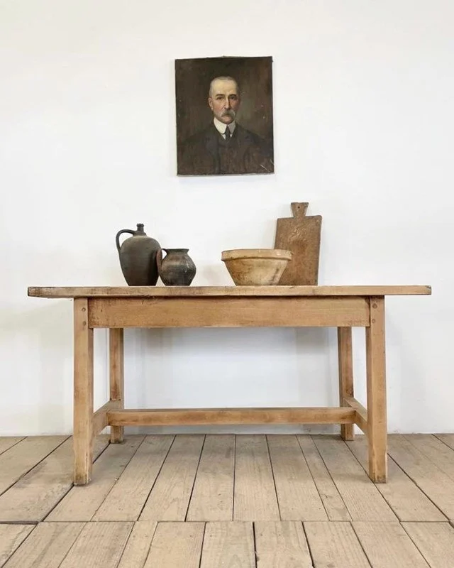 Vintage French Refectory Kitchen Dining Table — Vintage Boathouse