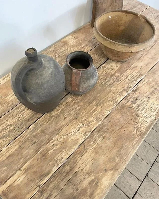 Vintage French Refectory Kitchen Dining Table — Vintage Boathouse