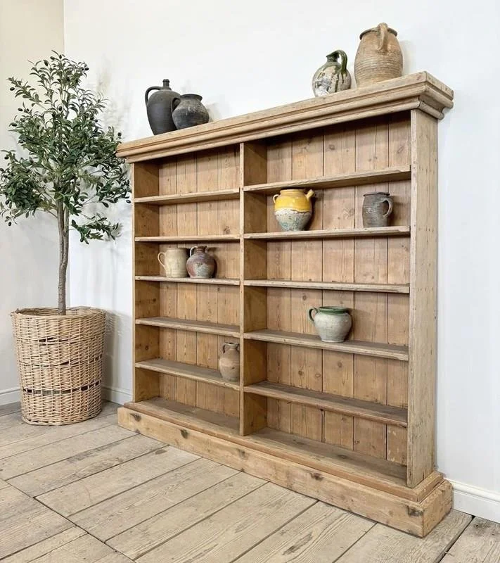 Victorian Antique Rustic Pine Shelving Unit — Vintage Boathouse