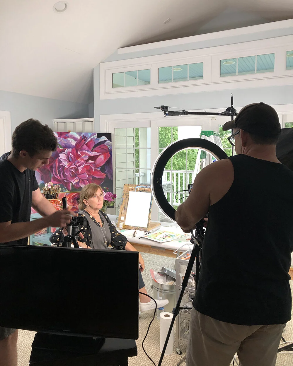 "Art in Bloom" behind the scenes — Kim Smith Fine Art | Contemporary ...