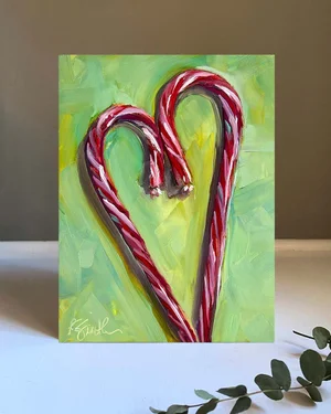candy cane oil painting demo — Kim Smith Fine Art | Contemporary fine ...