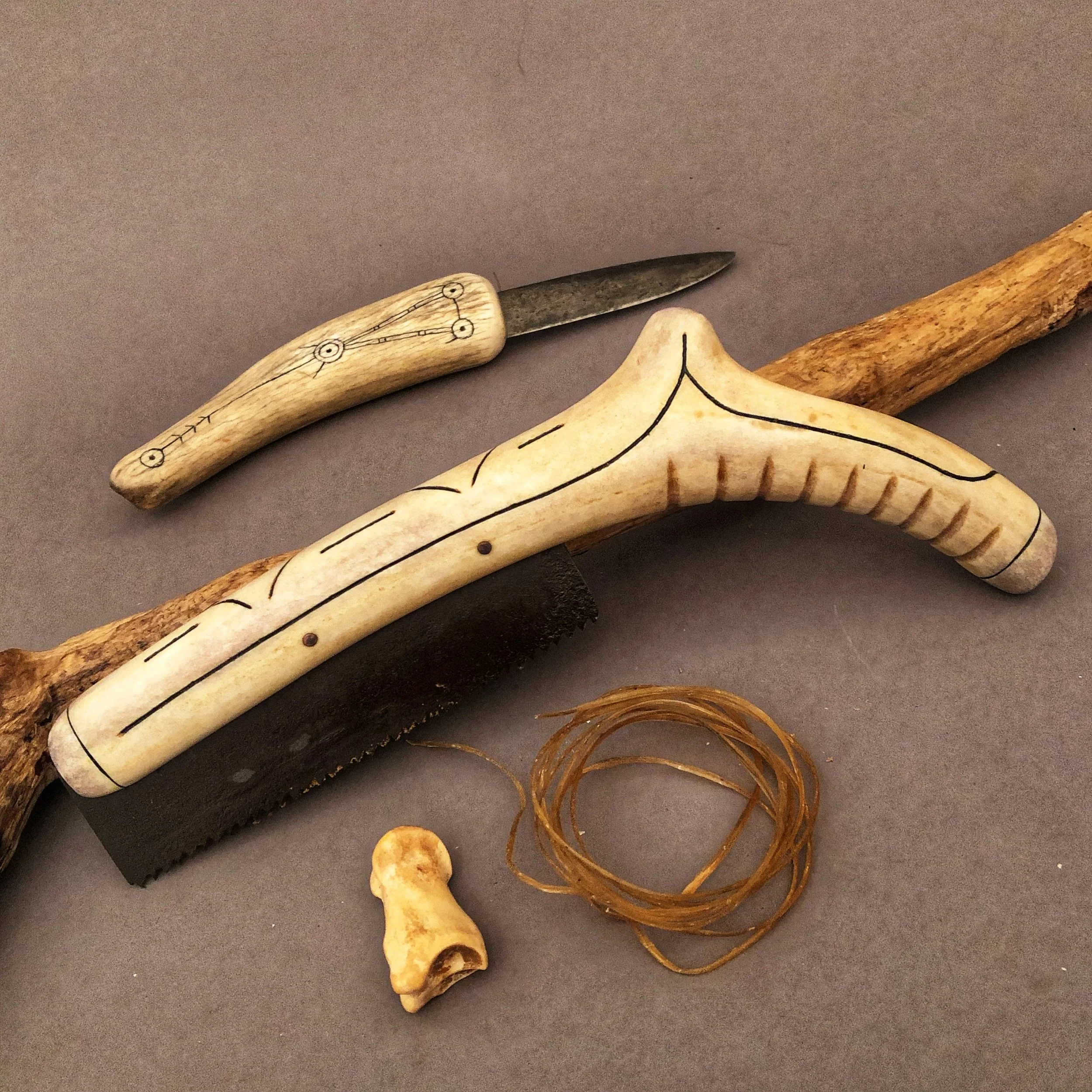 Inuit Decorated Saw — Ray Louis Creations