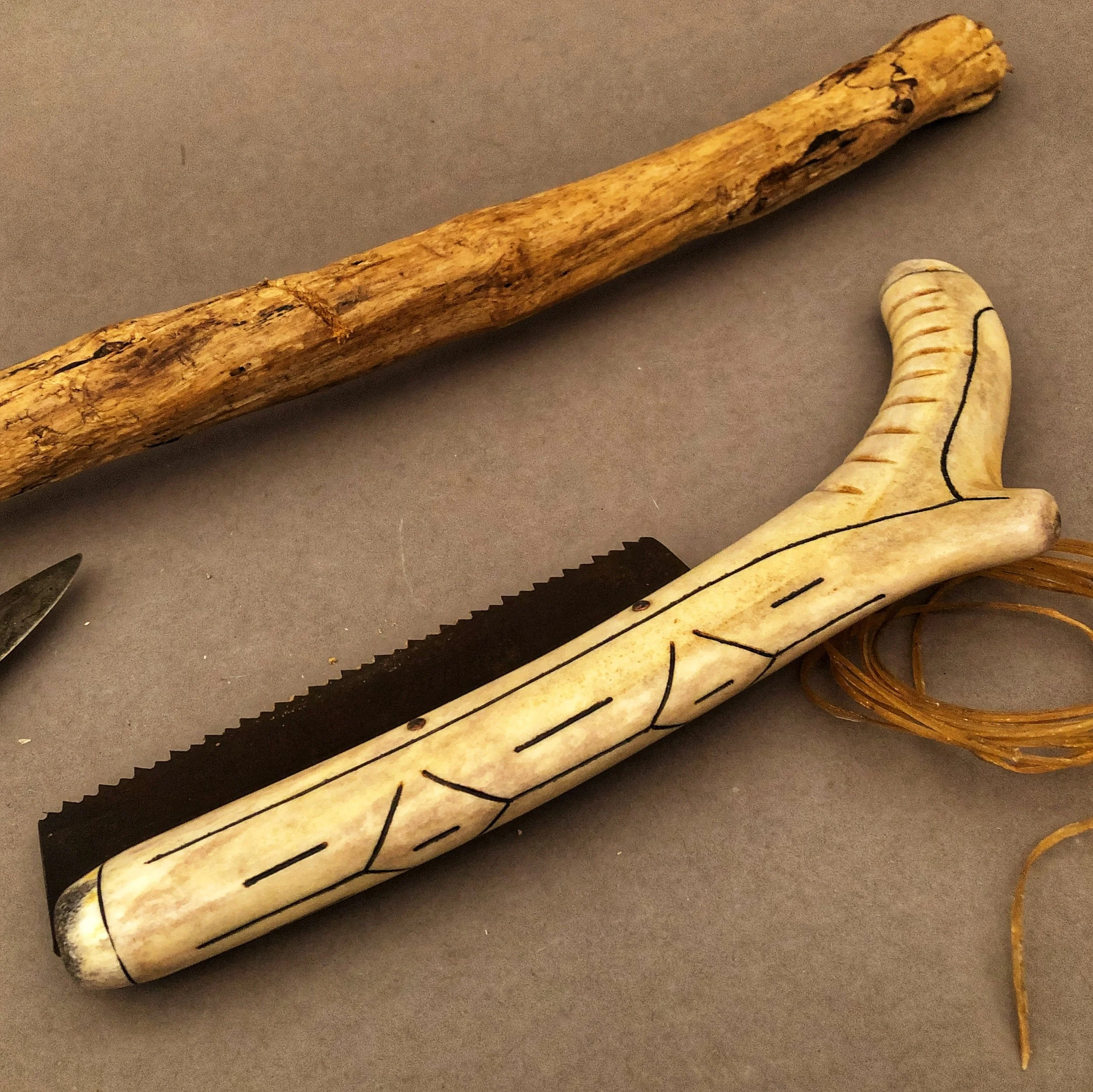 Inuit Decorated Saw — Ray Louis Creations