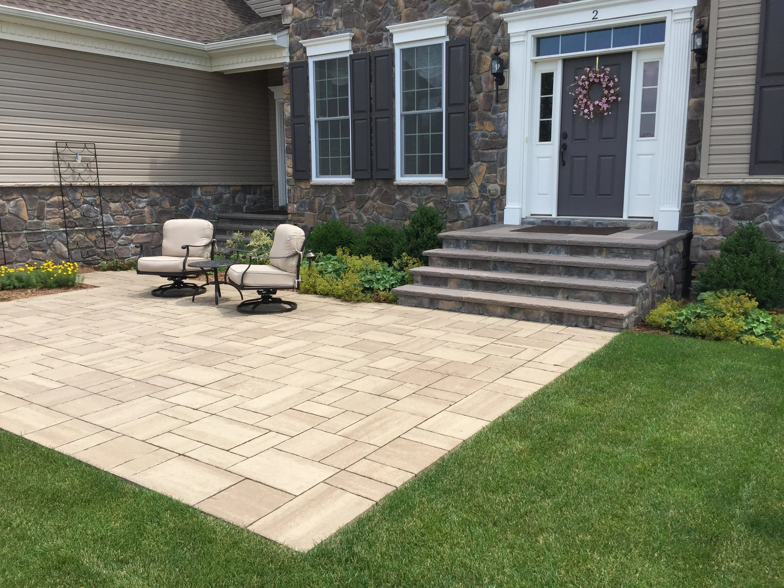 Upgrade from a Muddy Yard to an Elegant Paver Patio with Landscape ...