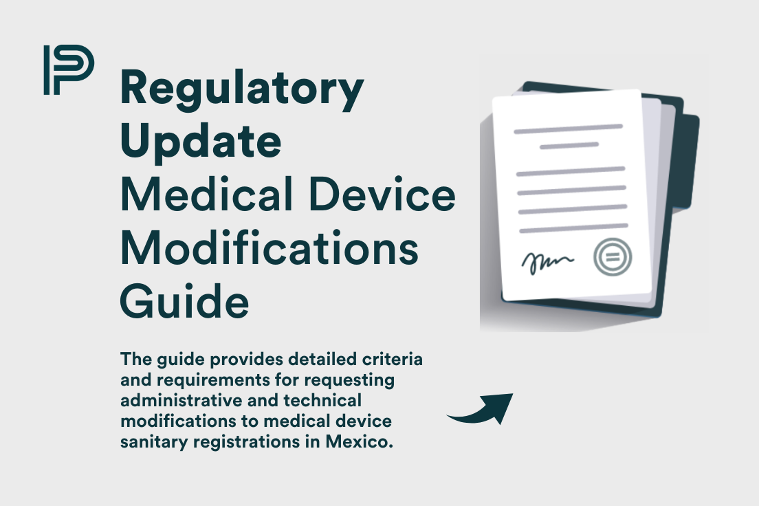 Regulatory Update Guide for Modifications to Medical Devices — Insumos ...