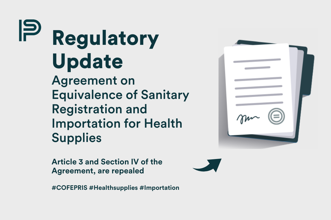 Regulatory Update Agreement on Equivalence of Sanitary Registration and ...