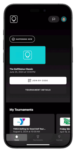 Live Score With the GolfStatus App