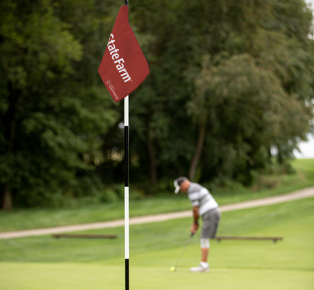 Custom Golf Pin Flags by GolfStatus and Prestige Flag — GolfStatus