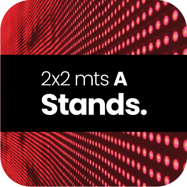 Stand 2x2 con Pantallas Digitales Premium Corporativo — MásO Stands ...