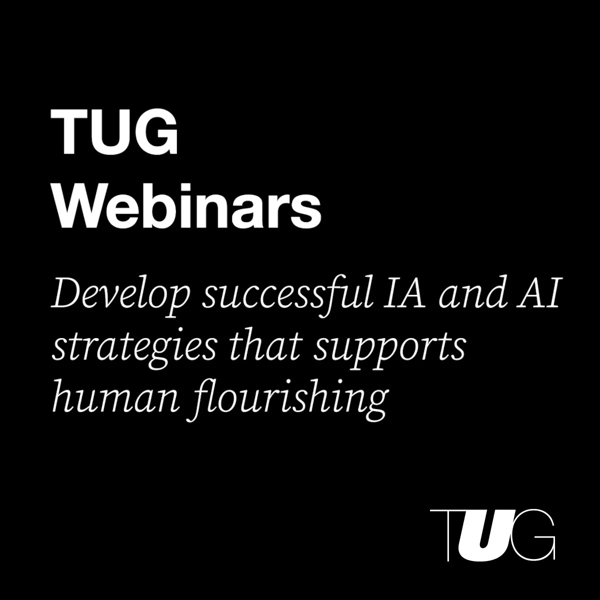 Learn From Us — The Understanding Group (TUG)