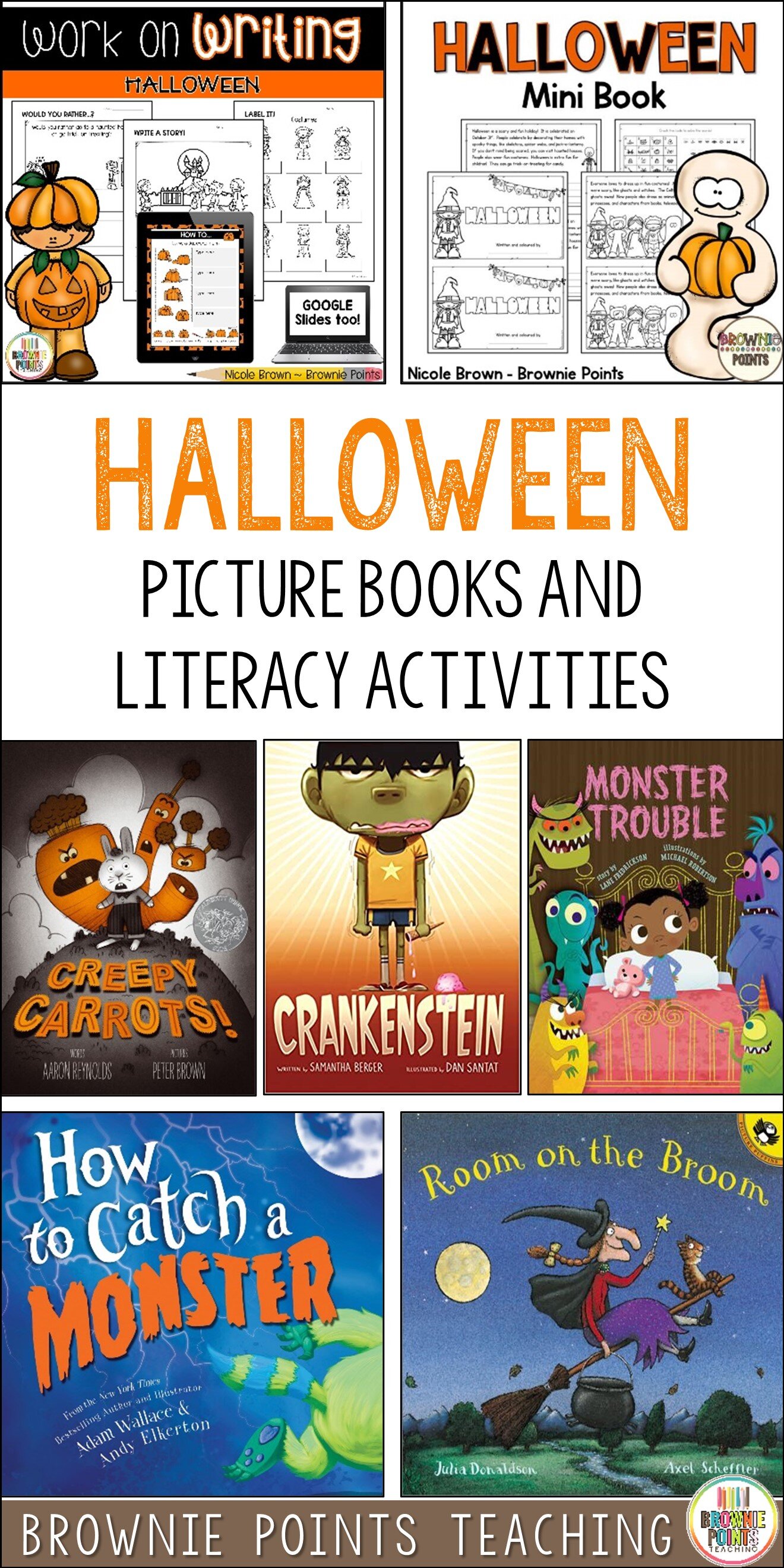 Halloween Books and Literacy Activities — Brownie Points Teaching