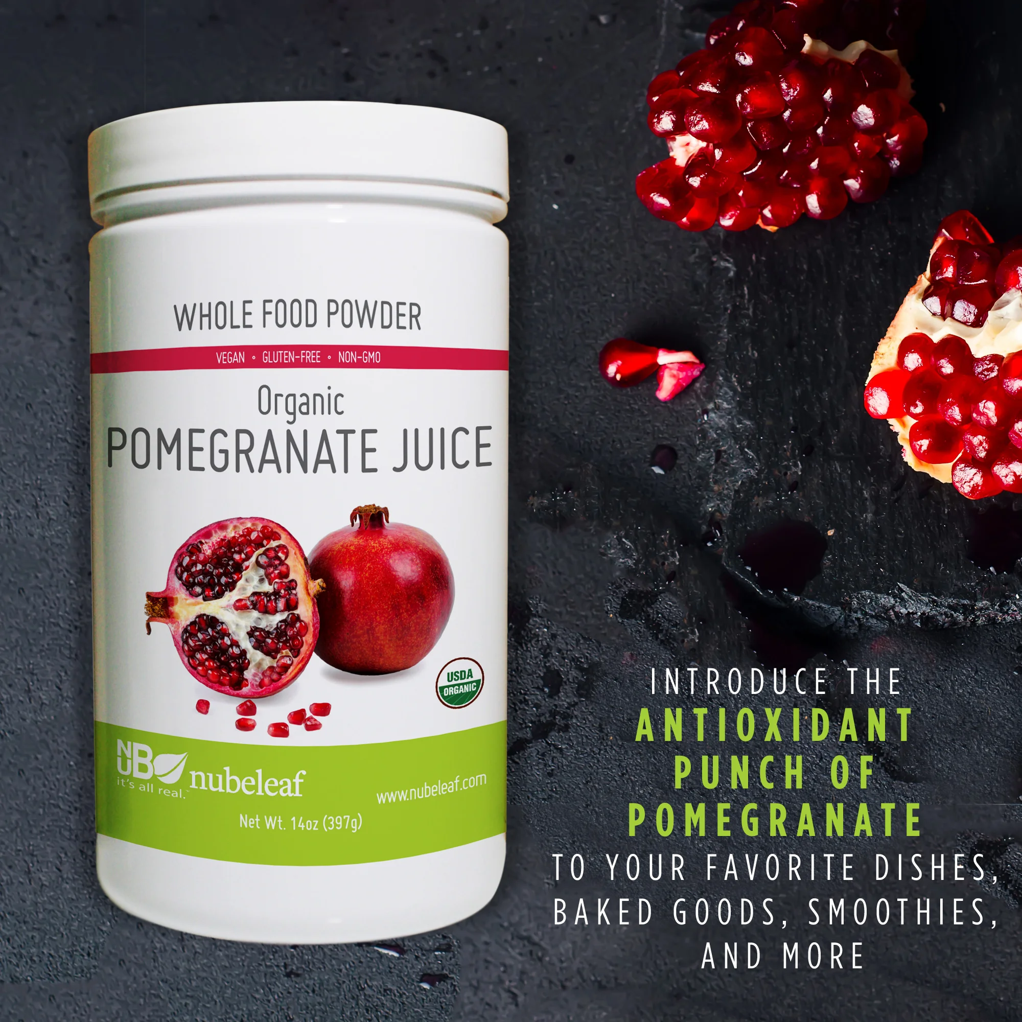 Organic Pomegranate Juice Powder 5 Lb Nubeleaf Organic Pomegranate Juice Powder 5 Lb Nubeleaf