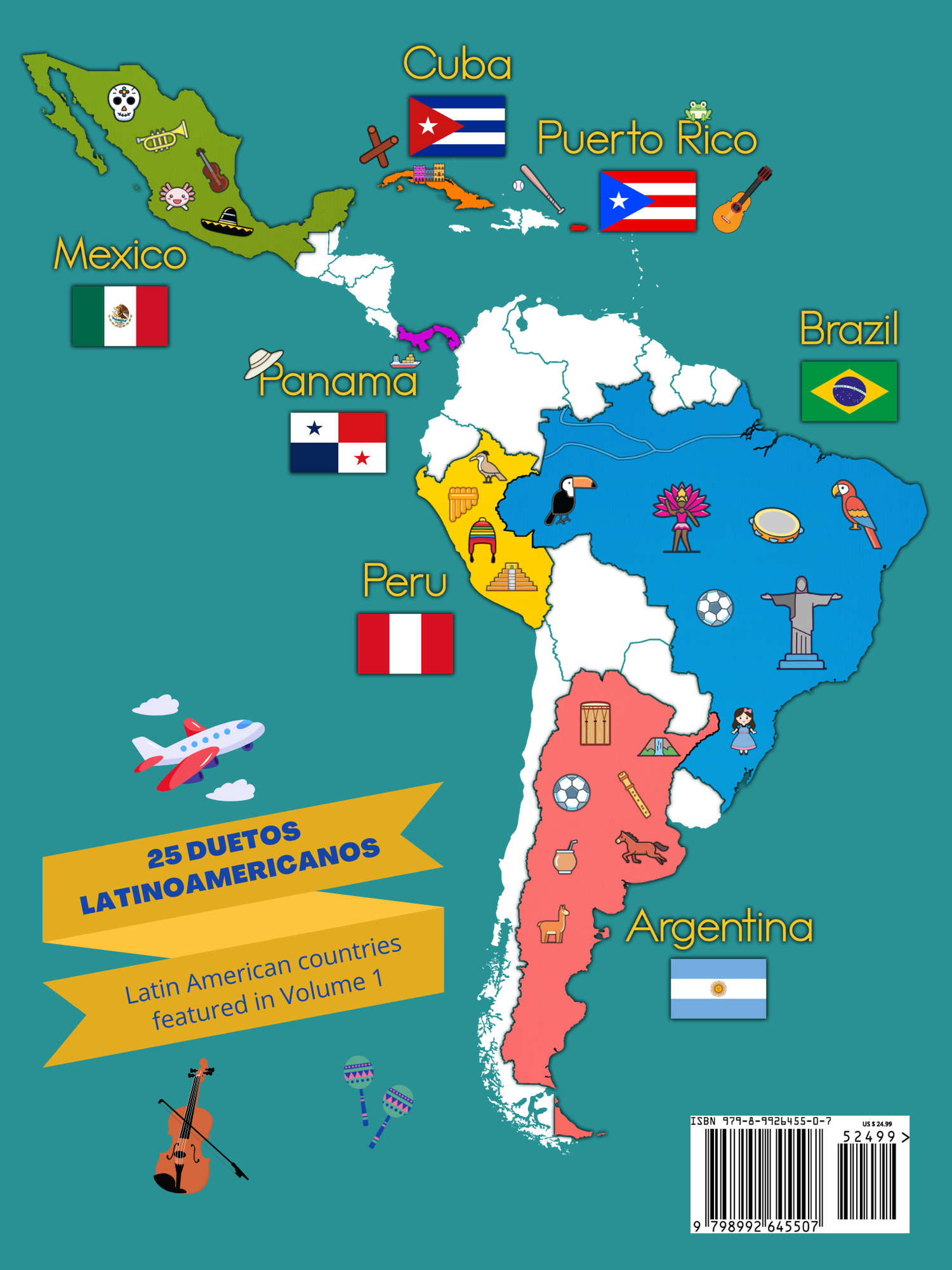 25 Duetos Latinoamericanos, Vol. 1 arr. Nicolas Repetto, Bianca d'Avila ...