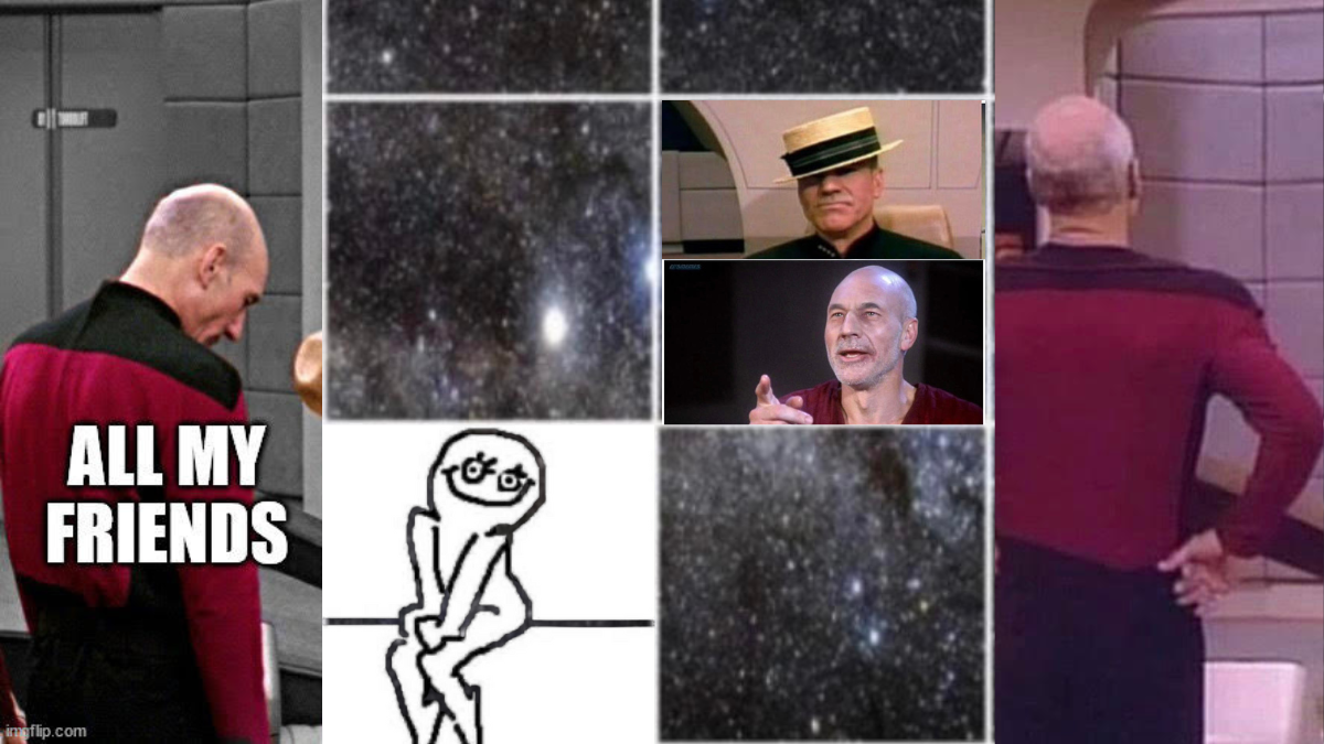 Picard Meme Blank MEME REVIEW MONDAY: A Klingon Rock Group, The USS