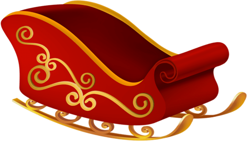 Santa Sleigh Png