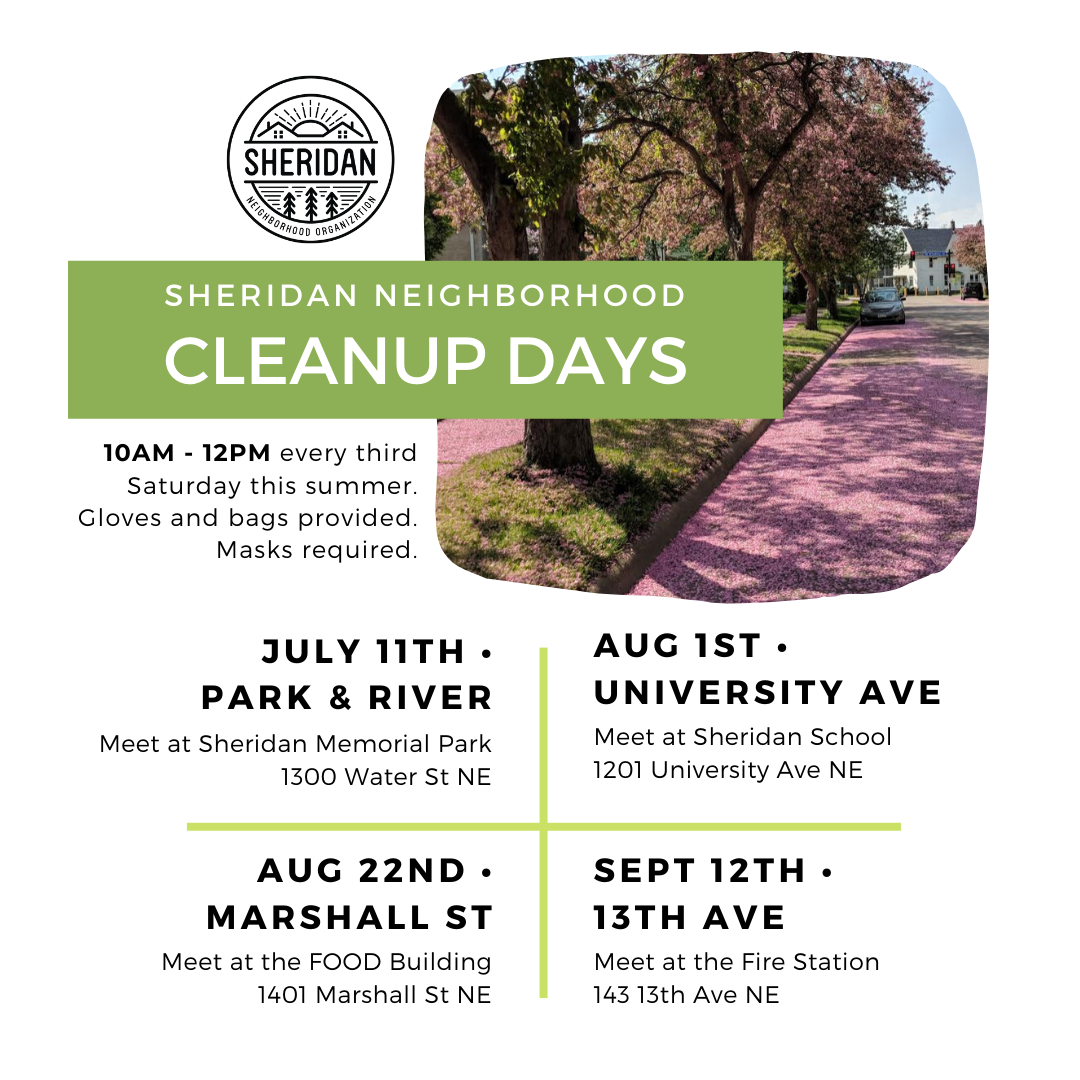 Sheridan Cleanup Days — Sheridan Neighborhood Organization