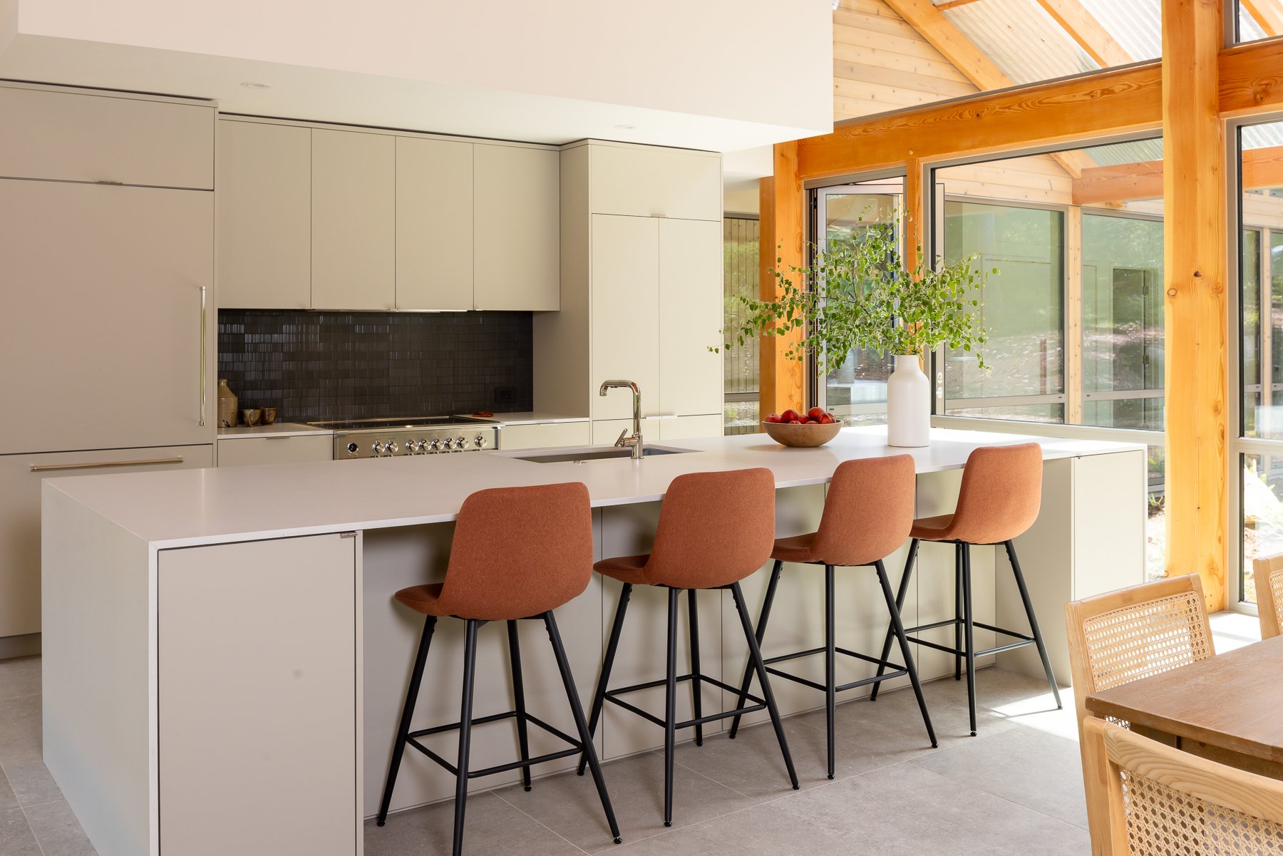 Hansen Modern Timber Frame — Layline Design + Build