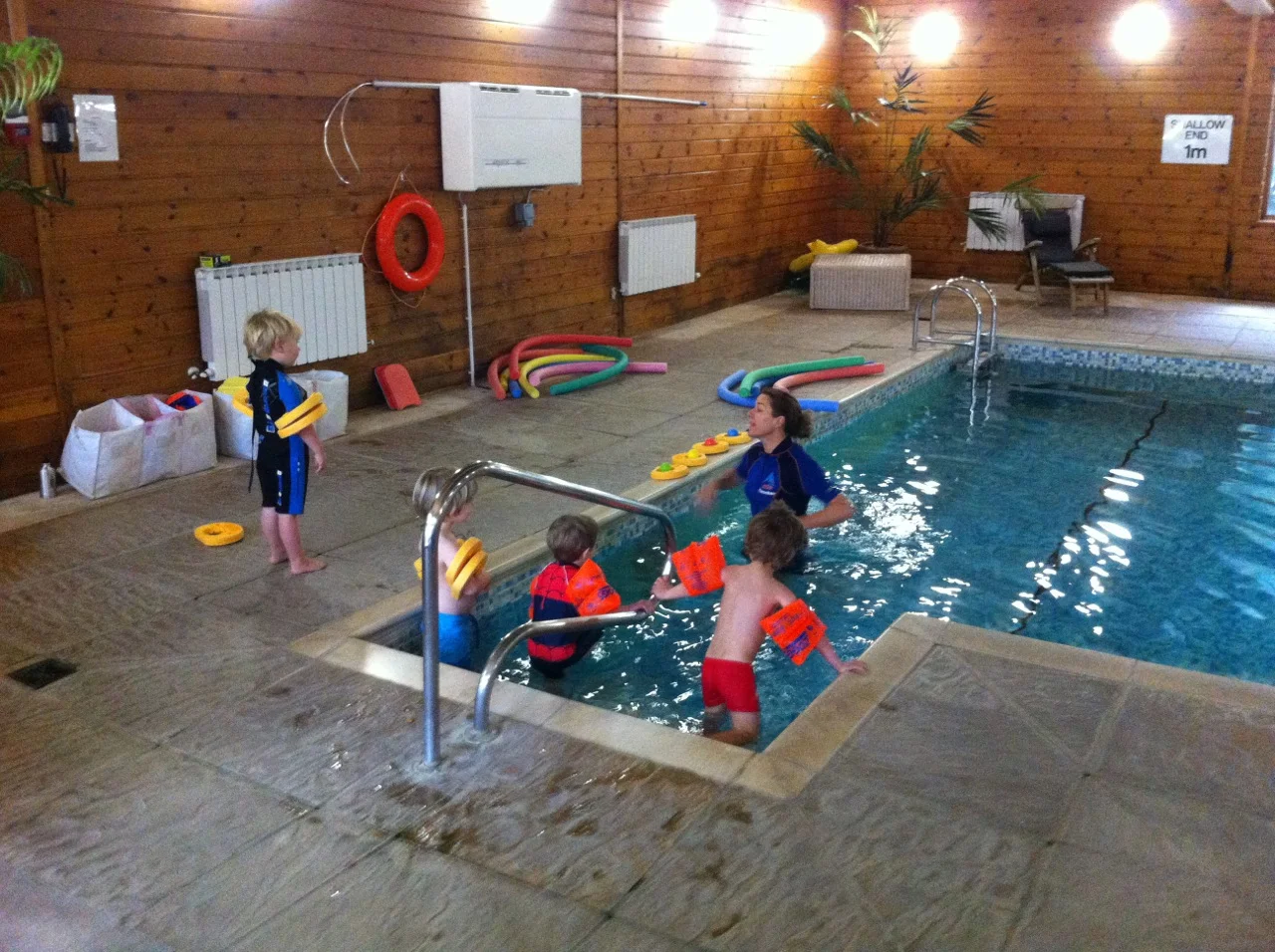 Swimming lessons for the little ones. — Family-friendly Luxury Holiday ...