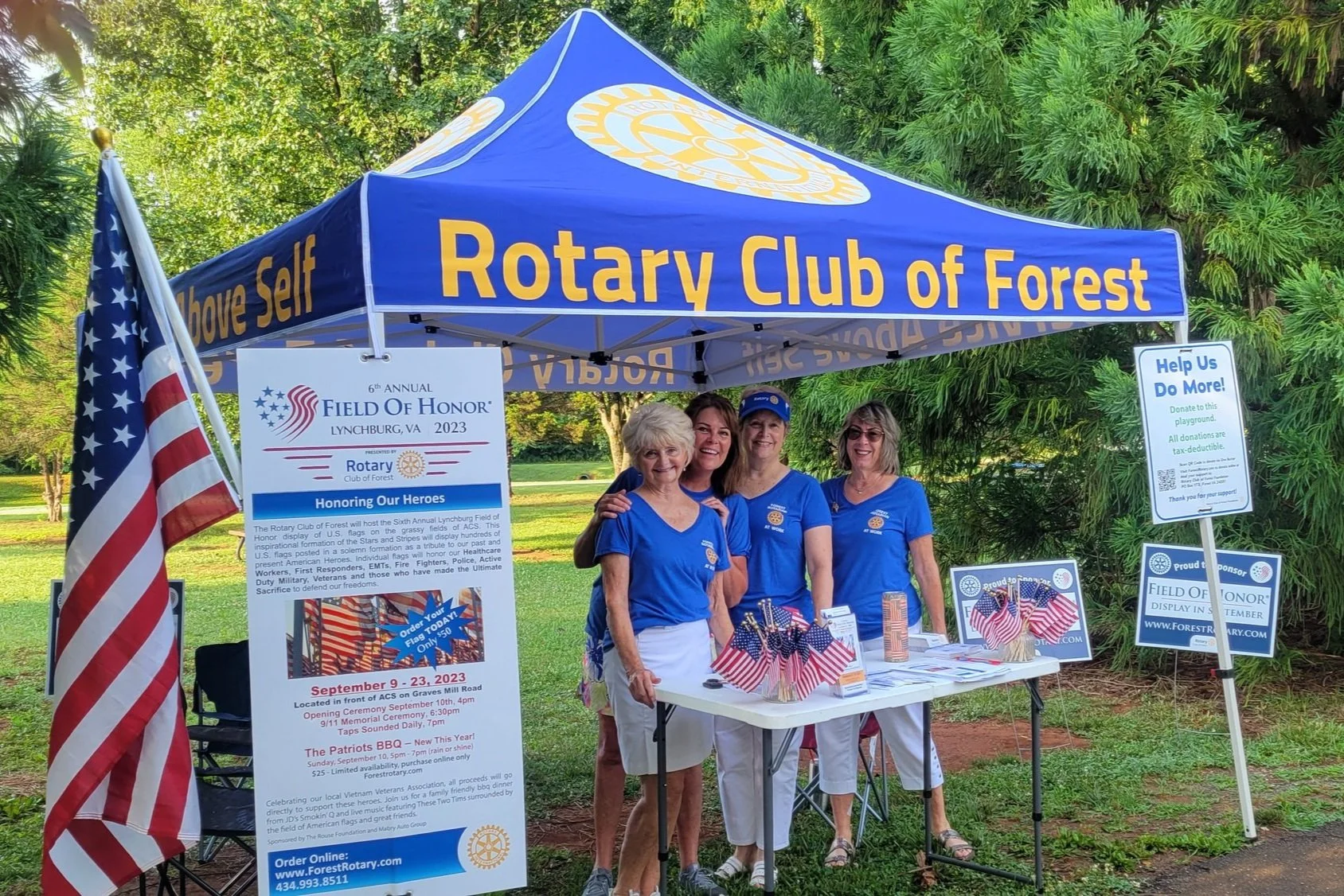 FIELD OF HONOR — Rotary Club of Forest