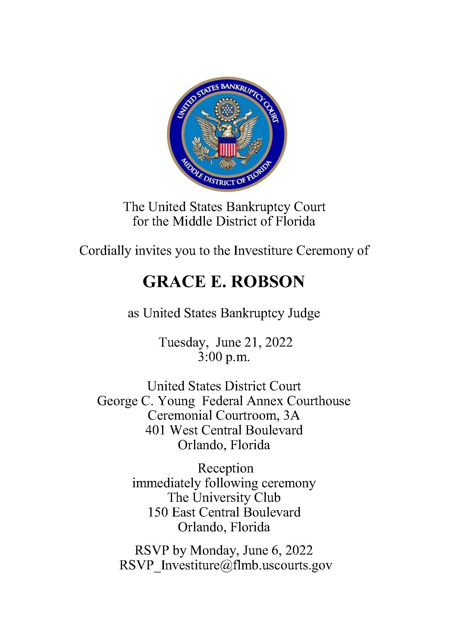 Upcoming Events- Old — Central Florida Bankruptcy Law Assoc.
