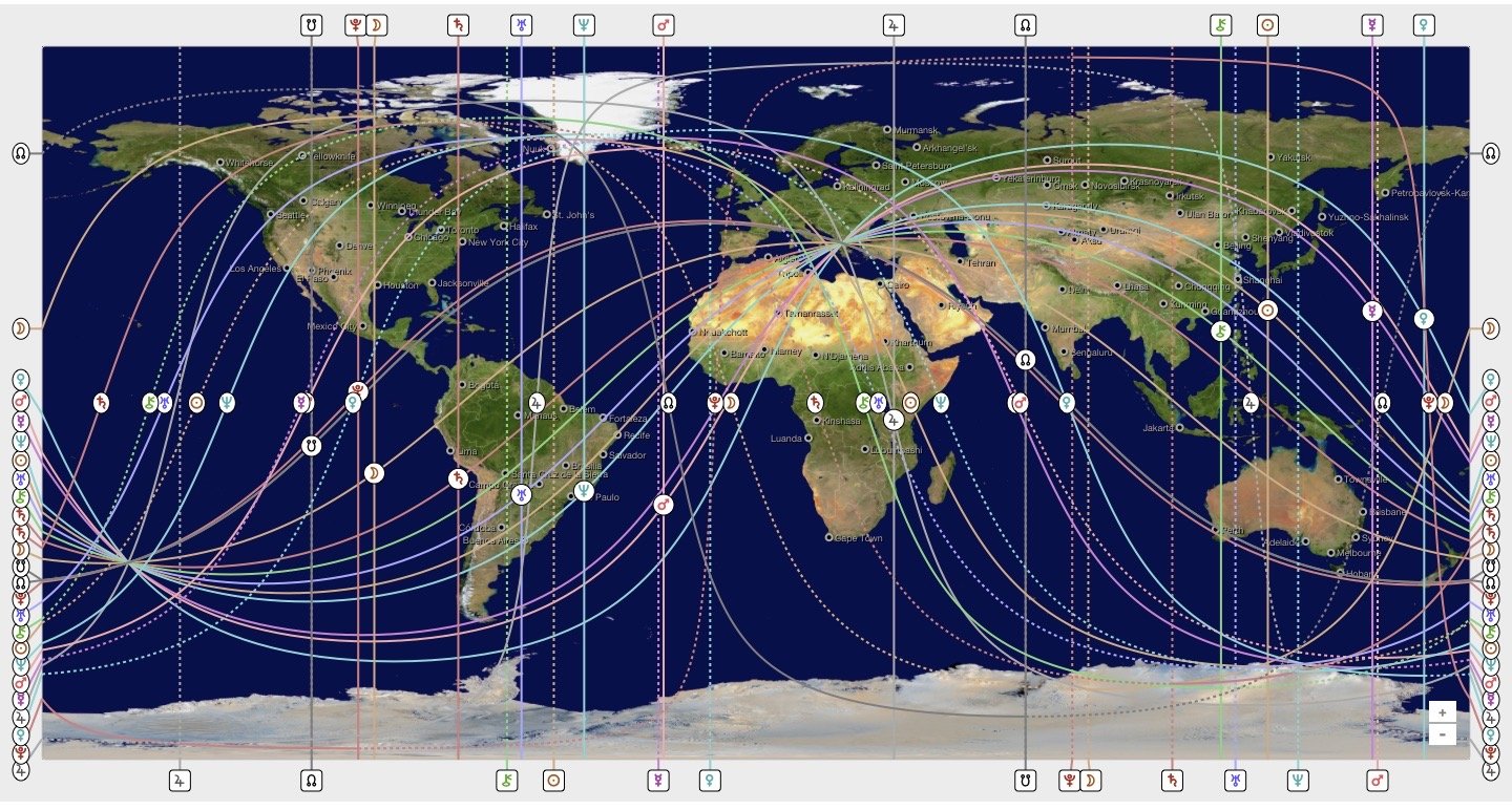 AstroCartography Reading — The Cosmic Guidance