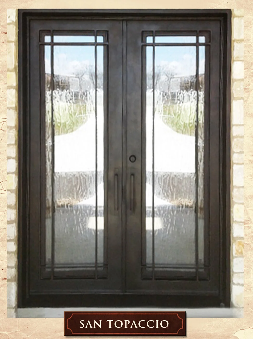 Transitional Doors — SAN MARCOS IRON DOORS custom iron doors